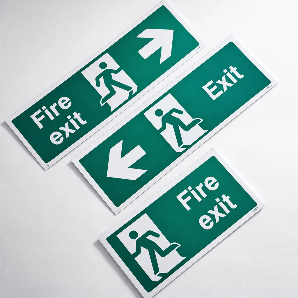 RUNNING MAN FIRE SIGNAGE - Running Man Signs | Fire Exit Safety Signage